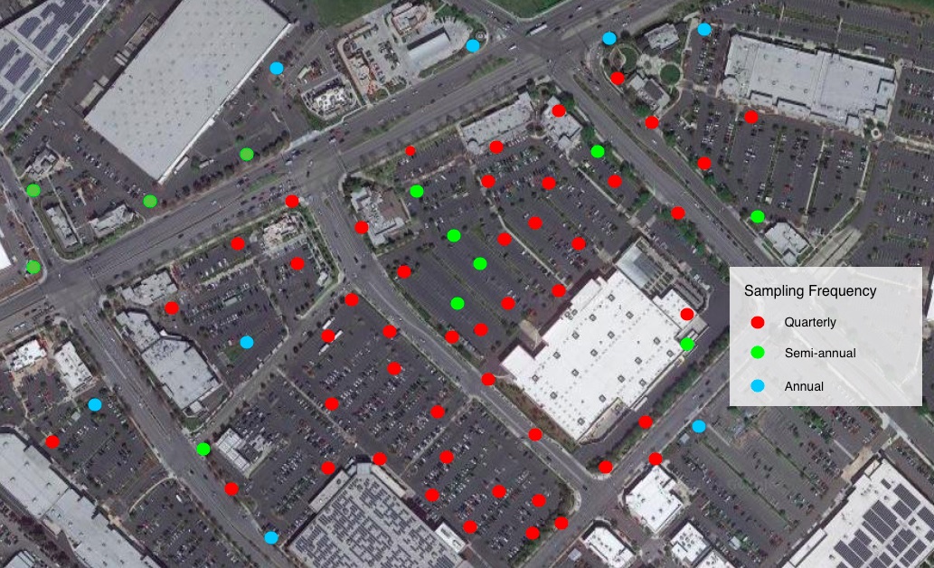 Location Filters to Narrow Down Monitoring Points or Areas